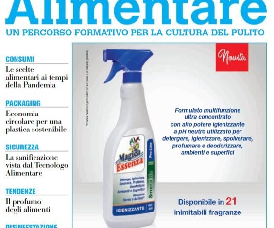 Igiene Alimentare Novembre/Dicembre 2021 – Dimensione Pulito